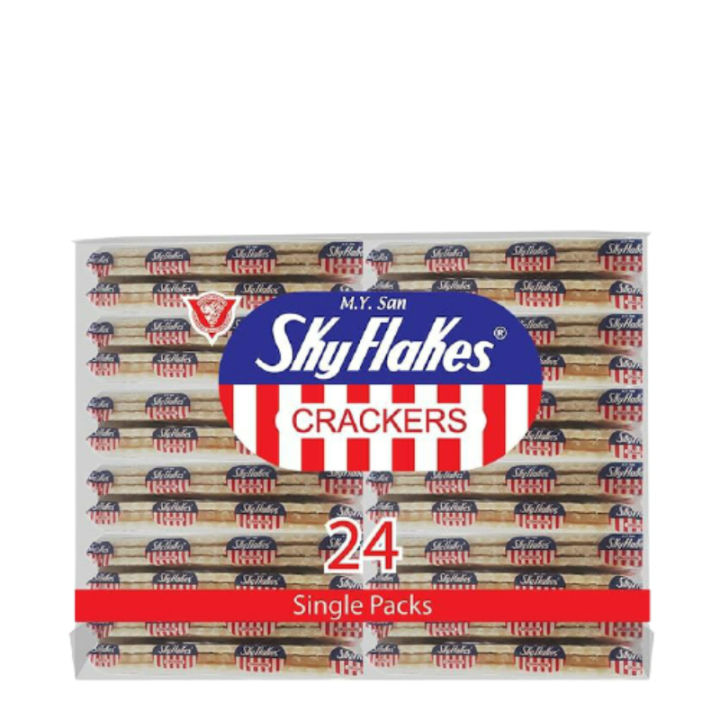 M.Y. San Skyflakes Original Flavor Crackers 25g x 24s | Lazada PH