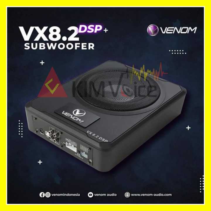 Subwoofer Kolong Aktif Venom VX8.2 DSP Built In Processor 8ch | Lazada Indonesia