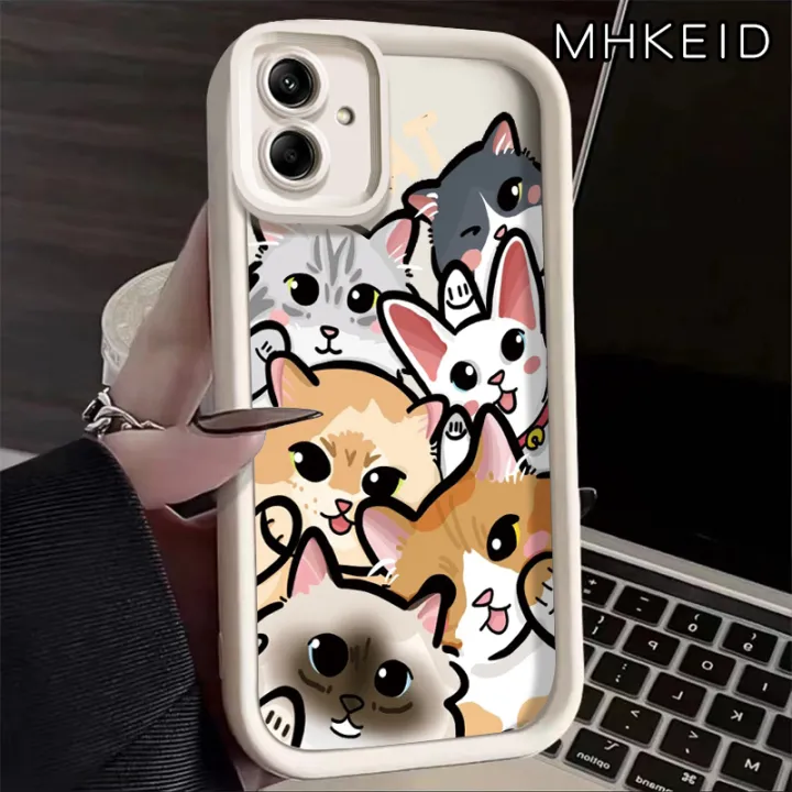 MHKEID Casing Hp Samsung Galaxy A04 M04 F04 A04E Case Casing sarung HP ...