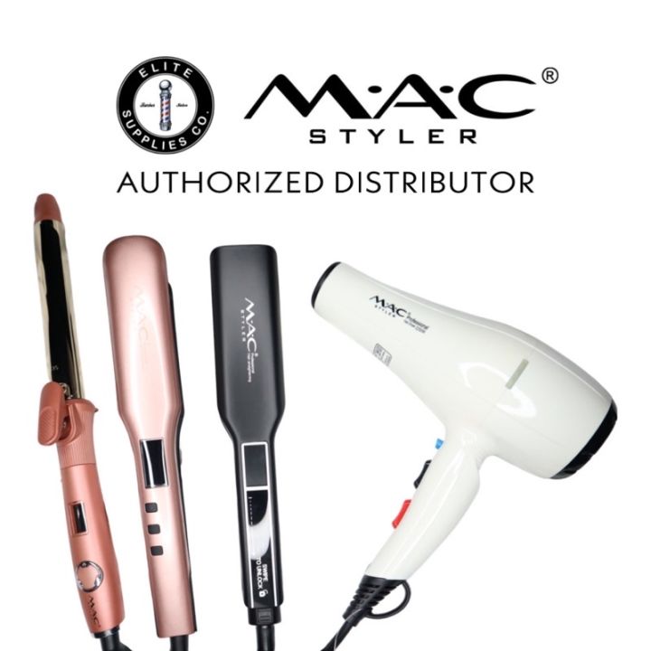 MAC Professional Straightening Iron Digital Touch Screen Mac hair iron ...
