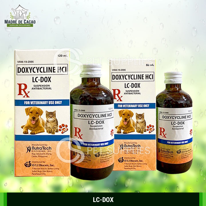 LC-DOX SUSPENSION ANTIBACTERIAL FOR DOGS AND CATS | Lazada PH