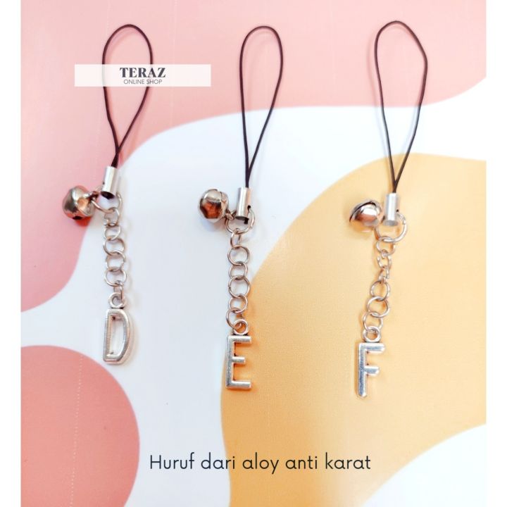 GANTUNGAN HP LIONTIN INISIAL A-Z | Lazada Indonesia