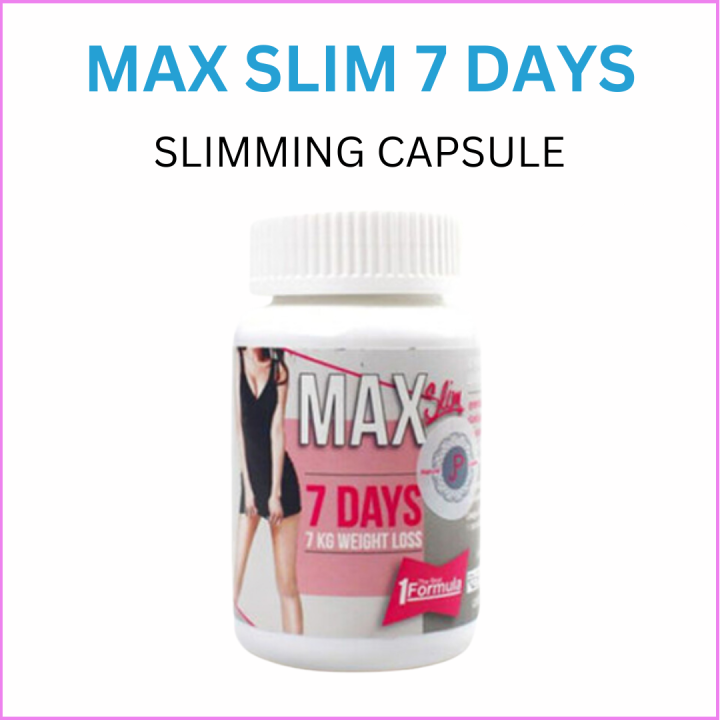 Max Slim 7 Days Diet Slimming Capsule 30 Capsules Fats Weight Loss ... Max Slim 7 Days Diet Slimming Capsule 30 Capsules Fats Weight Loss ...