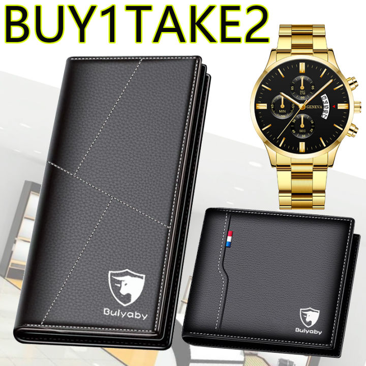 buy1take1 men's long wallet business multi card slot handbag men's ...