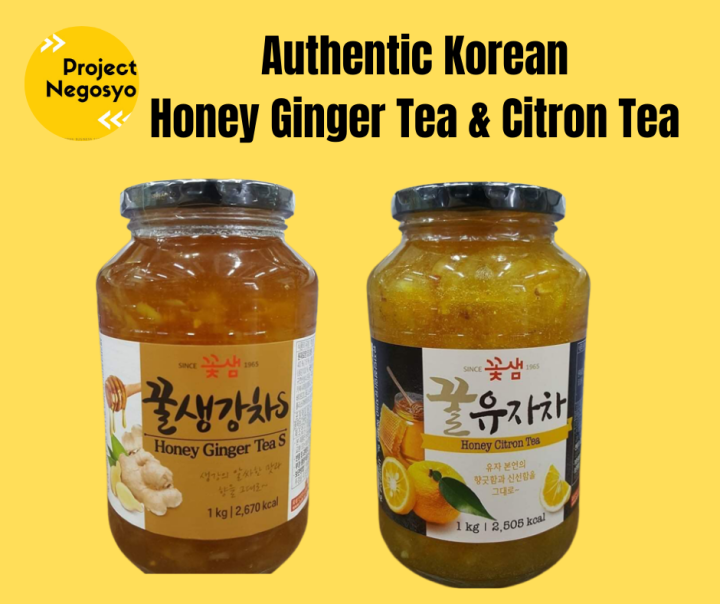 Authentic Korean Honey Ginger Tea & Citron Tea 1kg / 1000g | Lazada PH