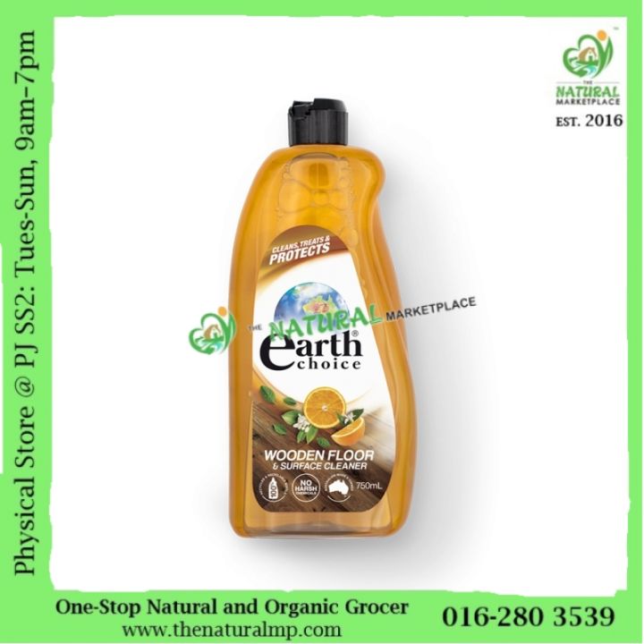 Earth Choice Wooden Floor & Surface Cleaner 750ml | Lazada