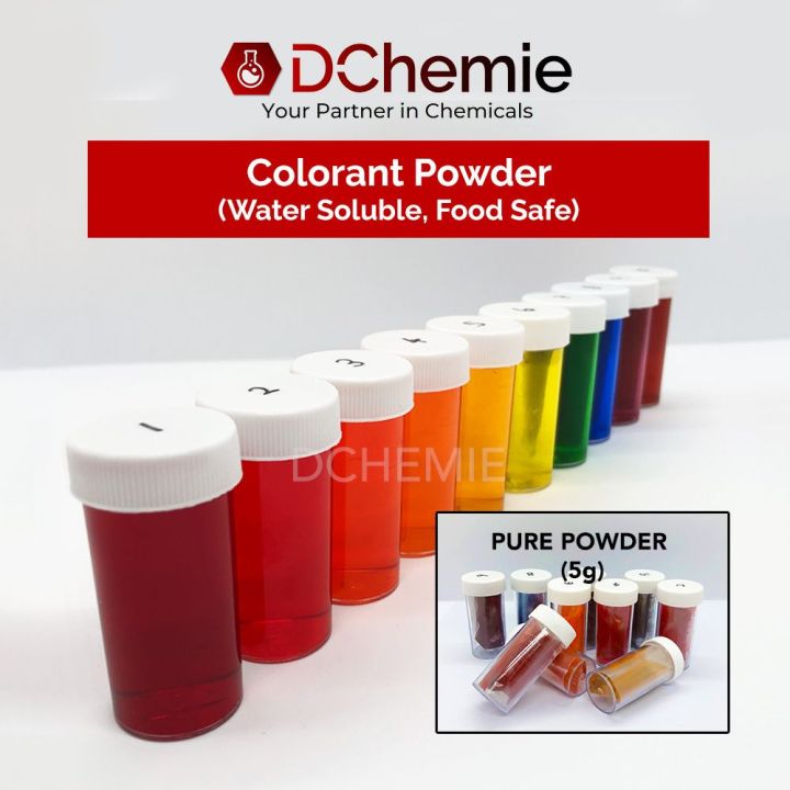 Colorant Dye Water Soluble, Food Grade | Lazada