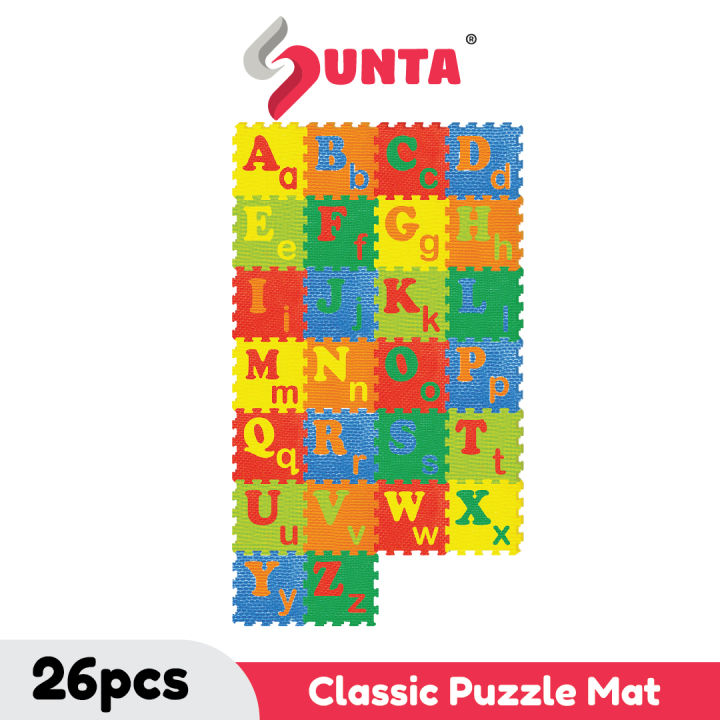 SUNTA 26pcs EVA Foam Alphabets Aa-Zz Classic Puzzle Mat | Lazada