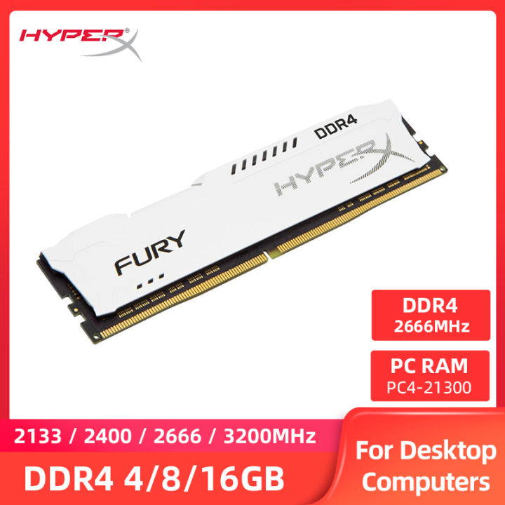 Hyperx Fury Memoria Ram Ddr4 8gb 16gb 4gb 3200mhz 2666mhz 2400mhz