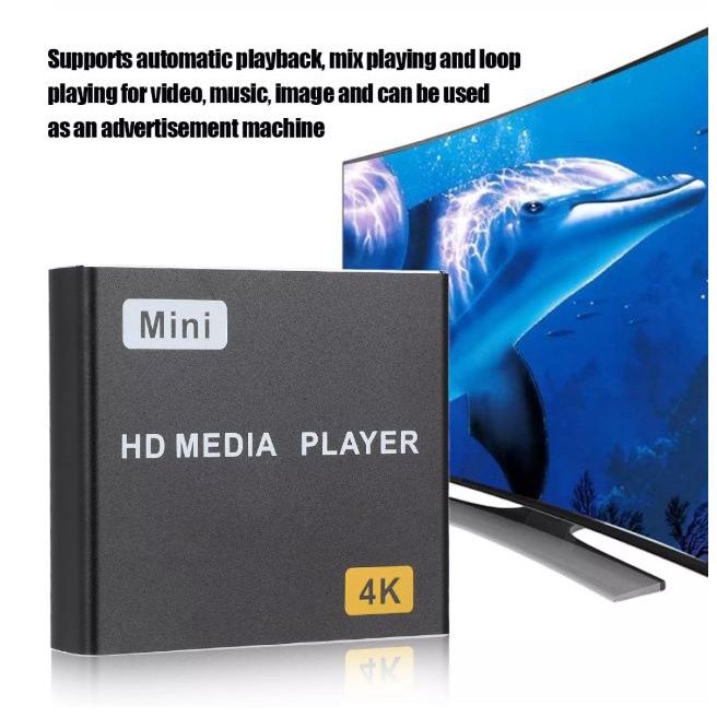 HD MEDIA PLAYER 4K เครื่องเล่นไฟล์มีเดีย 4K high definition | Lazada.co.th