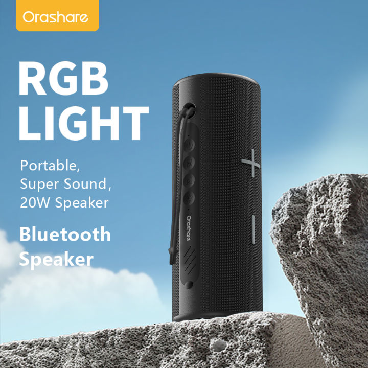 Orashare BS04 Bluetooth Speaker Sound Box TWS Stereo Speaker 20W Super ...