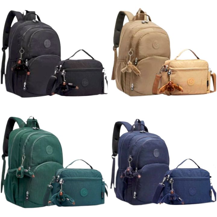 BUDGETSALE 16INCHES WITH SLING SET KIPLING BACKPACK FOR WOMEN KOREAN ...