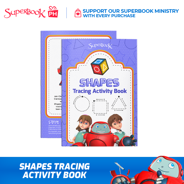 Superbook Shapes Tracing Activity Book | Lazada PH