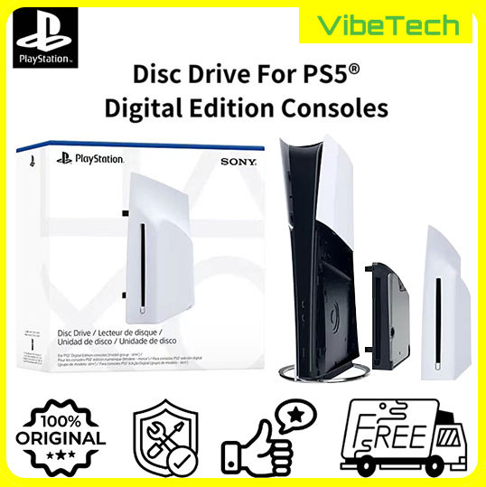 Disc Drive For PS5® Digital Edition Consoles (Slim) 4K Ultra HD Blu-ray discs DVDs | Lazada PH