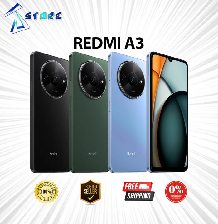 Redmi A3 Smartphones 128gb/4gb - Original Malaysia Set | Lazada