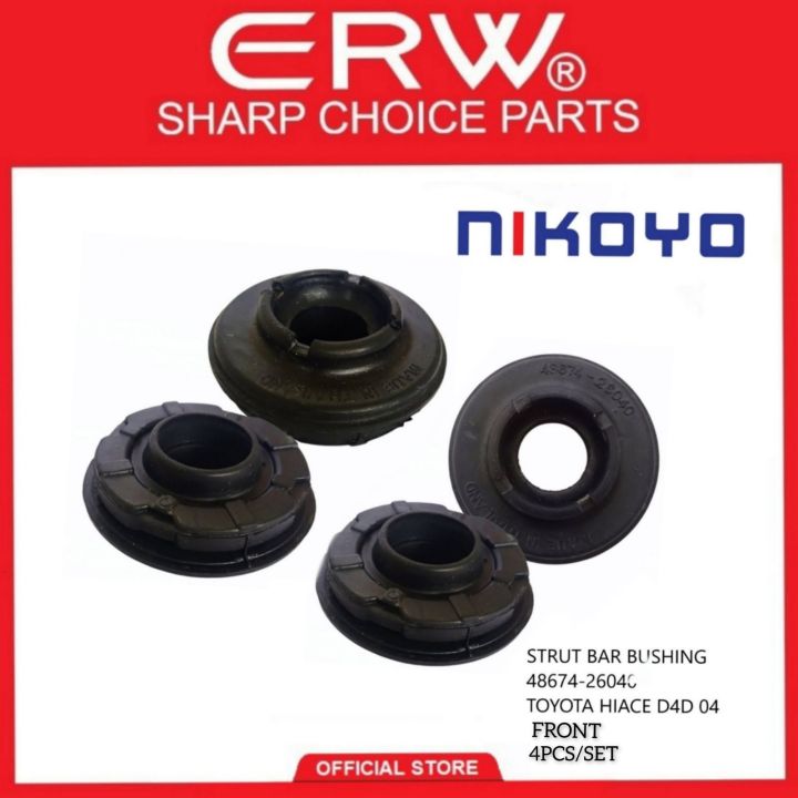 STRUT BAR BUSHING [NP] ( 48674-26040 ) TOYOTA HIACE D4D FRONT ( 4PCS ...