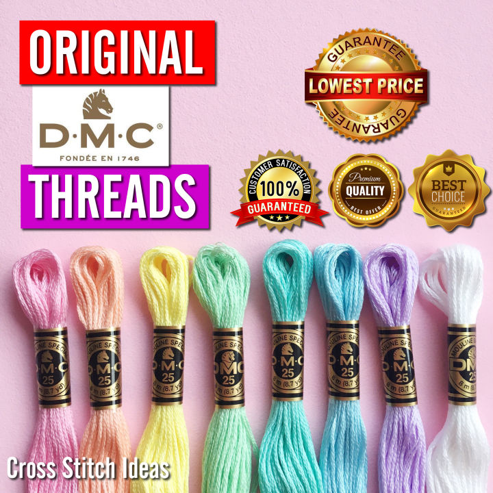 DMC Original Cross Stitch Color Number 150 -169 | Lazada PH