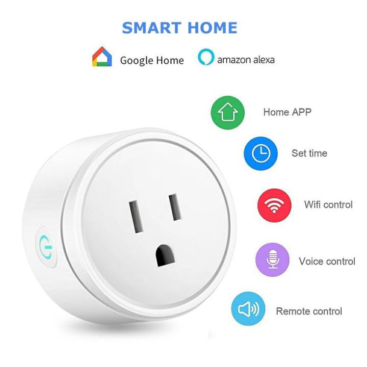 Mini Smart WiFi Socket Wireless Plug Socket Outlet Remote Control Power ...
