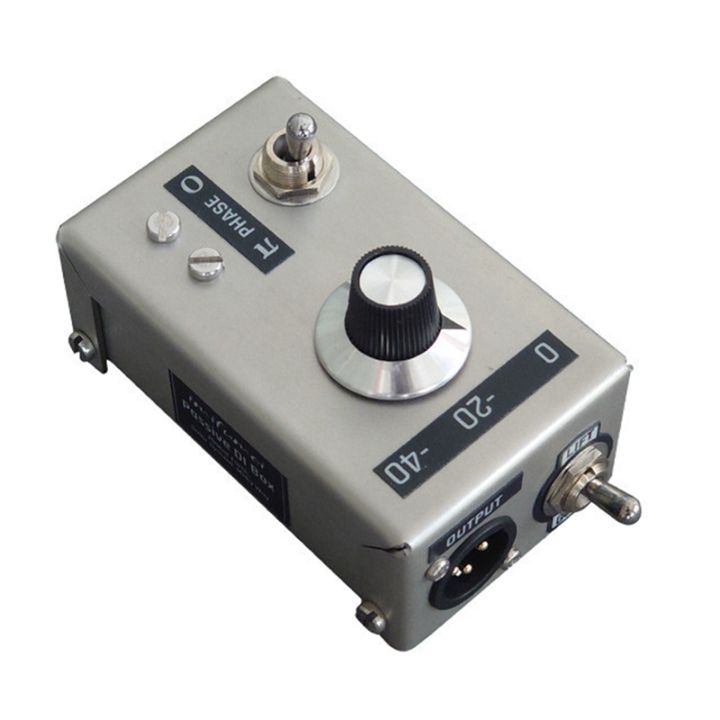【Latest model】DI Box Passive Audio for Guitar for Mixer and Sound Card ...