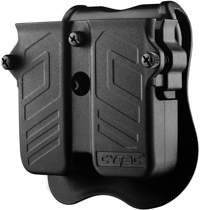 Cytac Bluetac Kntac Double Magazine Pouch Fit 9mm 10mm .40 .45 Caliber ...