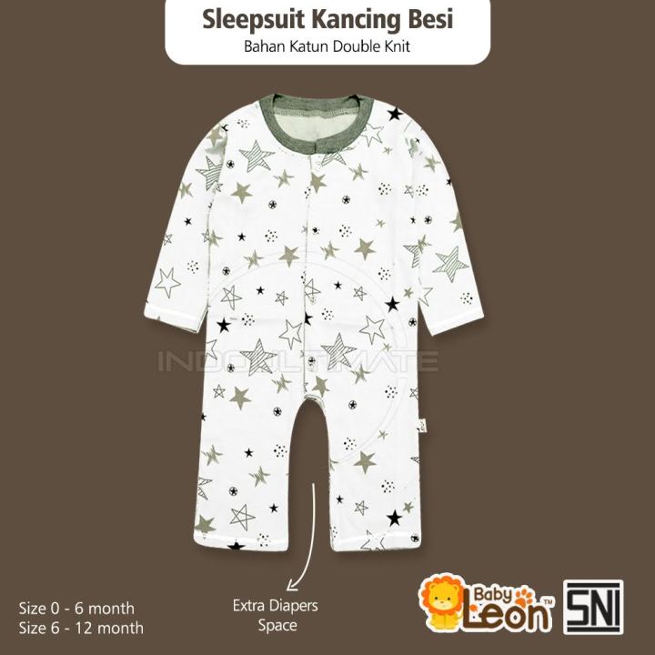 Jumper Bayi Jumsuit Panjang Bayi BABY LEON Baju Bayi Anak Baru Lahir Laki Laki Perempuan Balita ...