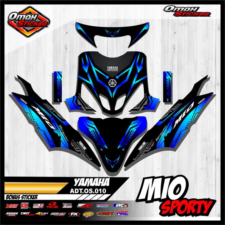 Decal Yamaha MIO SPORTY .Sticker Decal Lis Variasi MIO SPORTY Full Body ...
