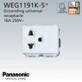 Panasonic WEG1191K-5 Universal Convenience Outlet w/ Grounding - 3 ...