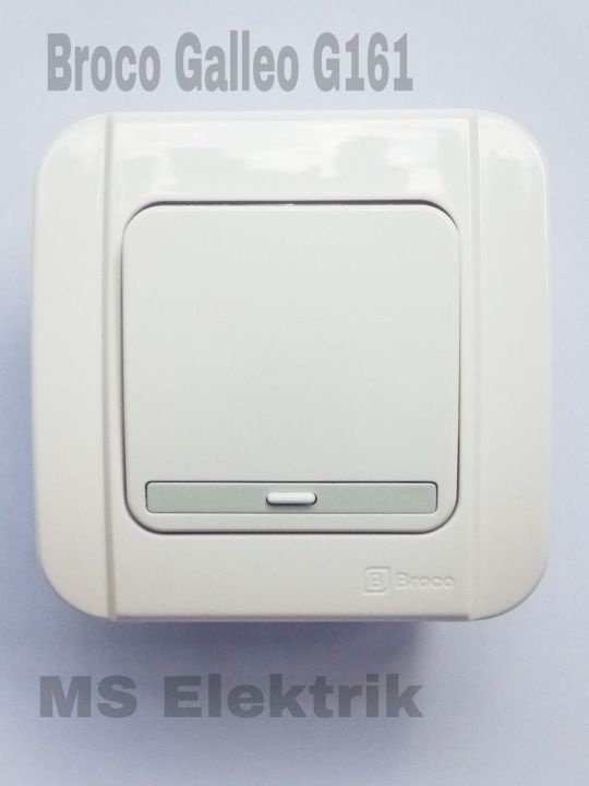 BROCO Galleo G161 Saklar / Sakelar Engkel / Tunggal / Single Switch ...
