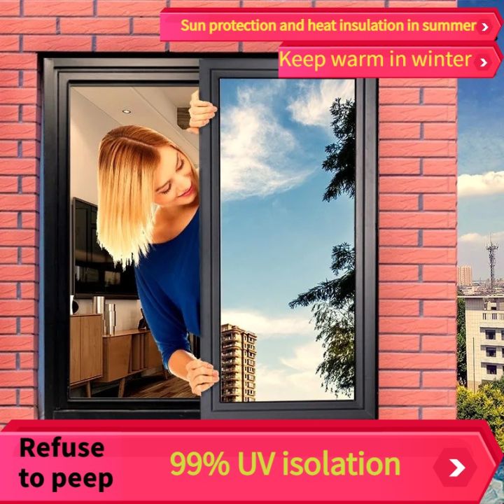 2M One Way Mirror Window Film Self-adhesive Privacy Protective Glass ...