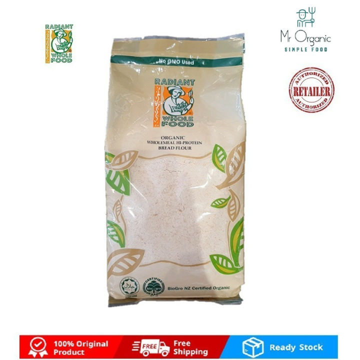 Radiant Organic Wholemeal High Protein Bread Flour 1kg | Lazada