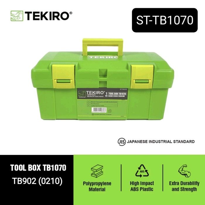 TEKIRO (ST-TB1070) tool box plastic TB902(0210) kotak perkakas plastik | Lazada Indonesia