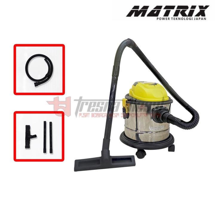 Matrix VC-15 Vacuum Cleaner Basah & Kering Stainless 15 Liter | Lazada ...