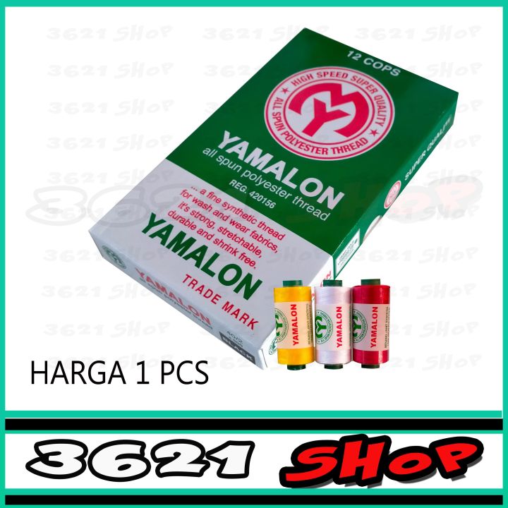 3621 SHOP Benang jahit yamalon 40/2 500 Yard HARGA 1 PCS/alat jahit ...