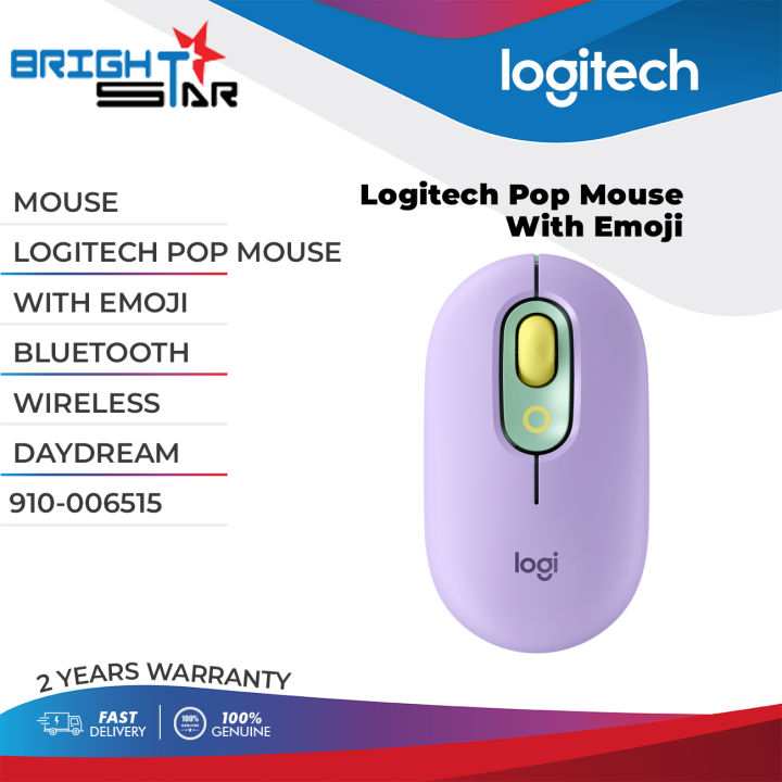 Logitech Pop Mouse With Emoji Bluetooth Wireless Mouse | Lazada
