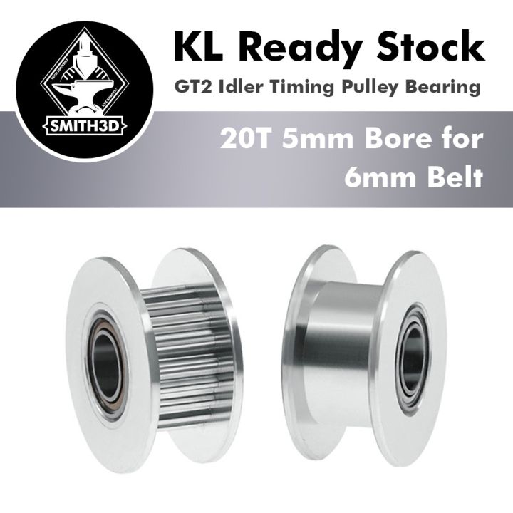GT2 Idler Timing Toothless Pulley Bearing for 6mm Belt | Lazada