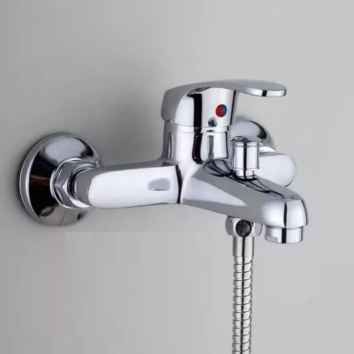 Keran Mixer Bathtub Kran Panas Dingin Kamar Mandi Shower Kran Cabang ...