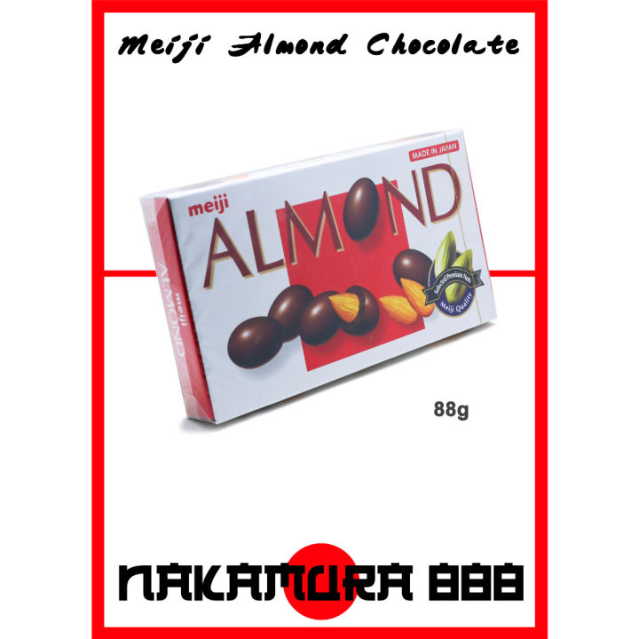 [Japan] Meiji Almond Chocolate - 88g | Lazada PH
