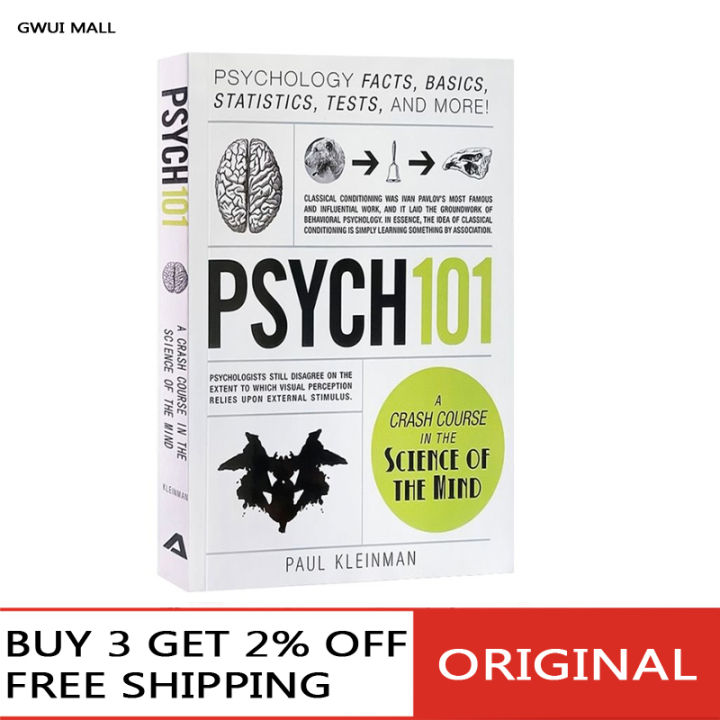 【หนังสือภาษาอังกฤษ】Aguyu-Psych 101: Psychology Facts, Basics ...