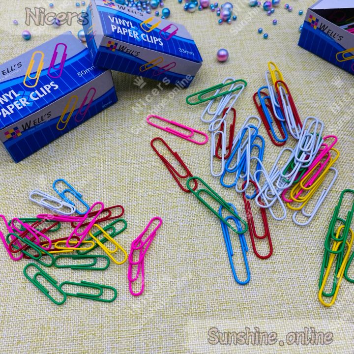 Well's Vinyl Paper Clips 33mm 50mm | Lazada PH
