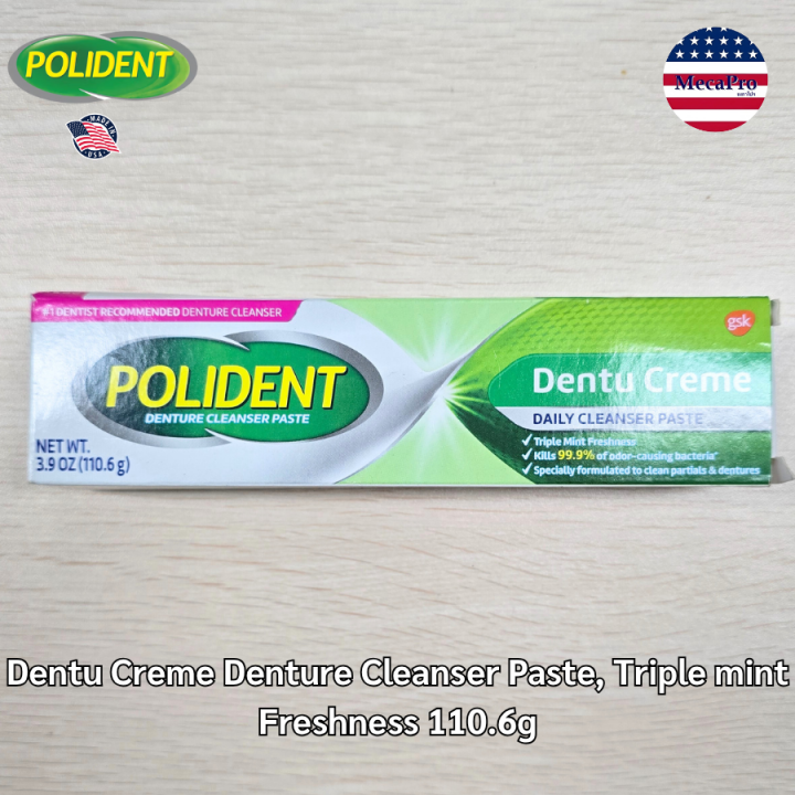 20% Sale!!! EXP.05/26 Polident® Dentu Creme Denture Cleanser Paste ...