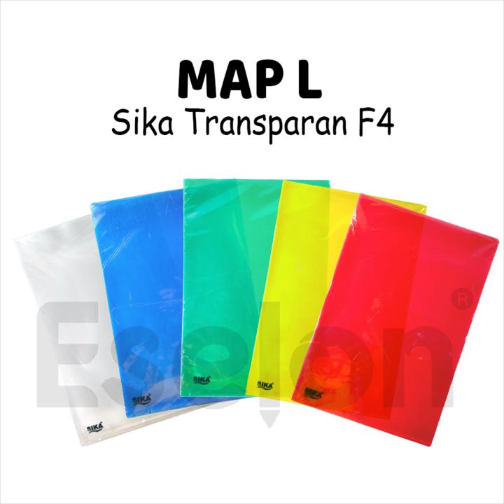 12pcs MAP L SIKA FOLIO F4 / 1pack MAP L clear sleeve folio / map ...