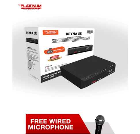 The Platinum Reyna SE Professional Karaoke Player with Free Microphone | Lazada PH