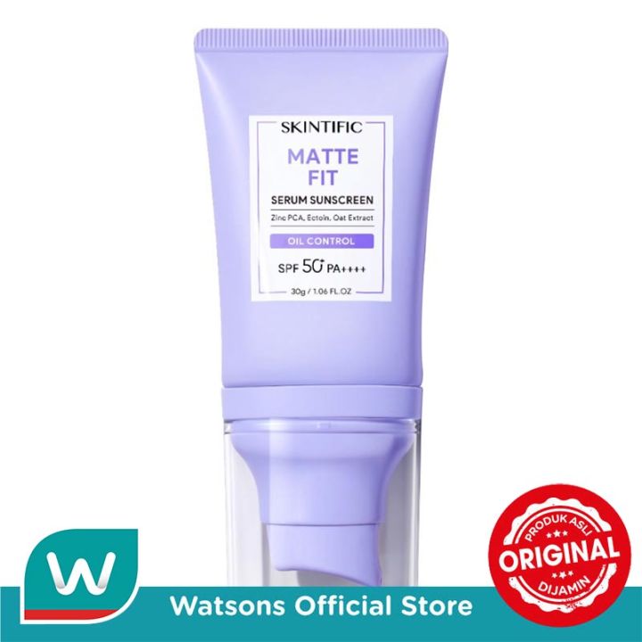 Skintific Matte Fit Serum Sunscreen SPF50+ PA++++ 30g | Lazada Indonesia