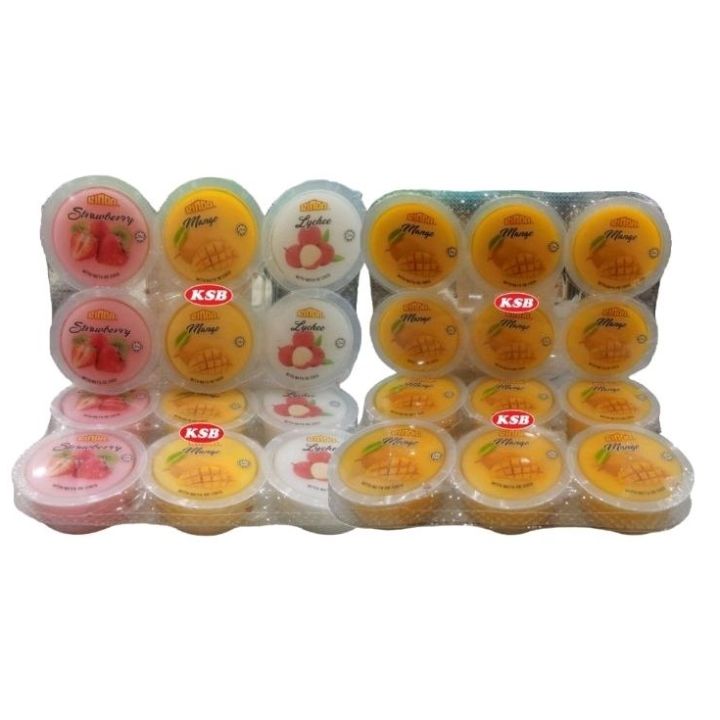 【6cups X 80g】Rinda Mixed Fruit Nata Pudding/Mango Nata Pudding | Lazada