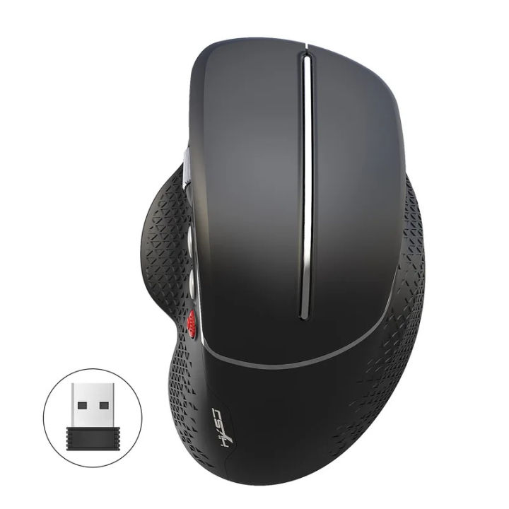 2.4G Wireless Vertical Mouse Side Scroll Wheel Ergonomic Office Gaming ...