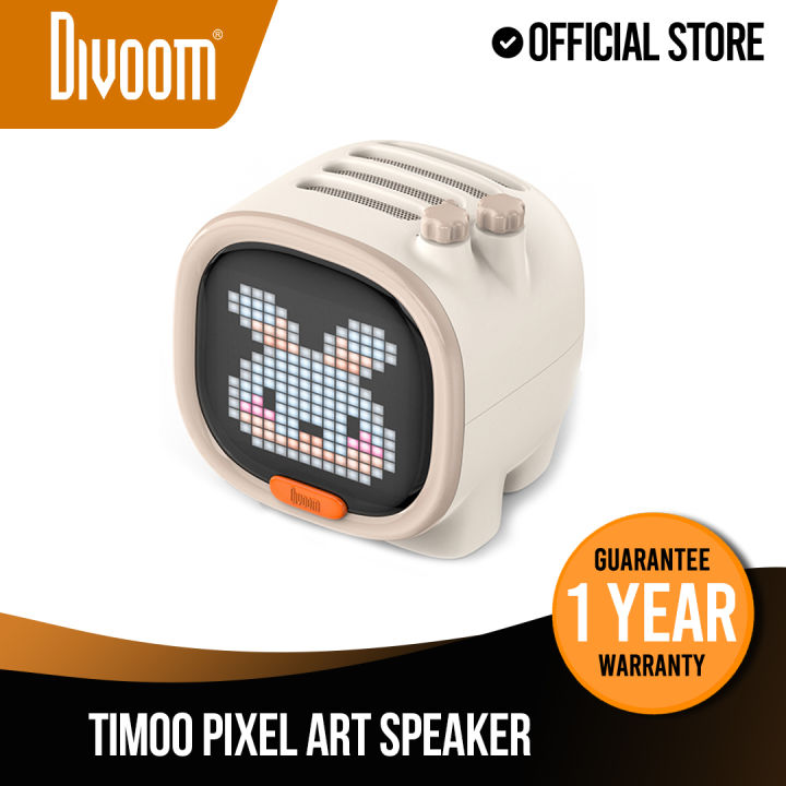 Divoom Timoo Pixel Art Speaker Ivory | Lazada PH