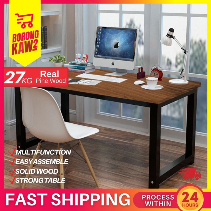 100 / 120cm Strong Solid Wood Large Table Multifunction Computer ...