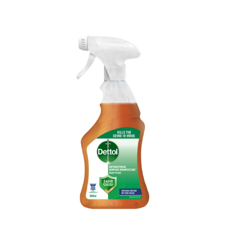 Dettol Trigger Spray Antibacterial Surface Disinfectant 500ml | Lazada