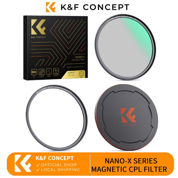 K&F Concept CPL Circular Polarizer Magnetic Lens Filter HD เลนส์กรองแสง Waterproof Scratch ...