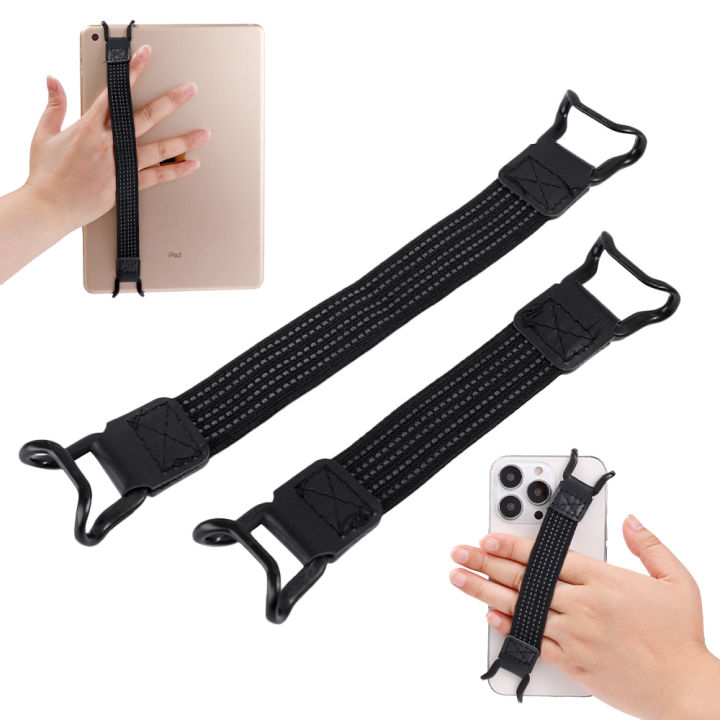 Universal Mobile Phone Tablet Anti-Slip Rope Finger Grip Elastic Band ...